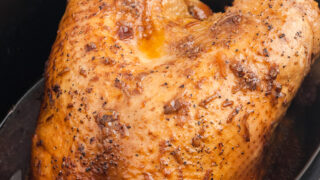 4 Ingredient Slow Cooker Whole Turkey | Cutefetti