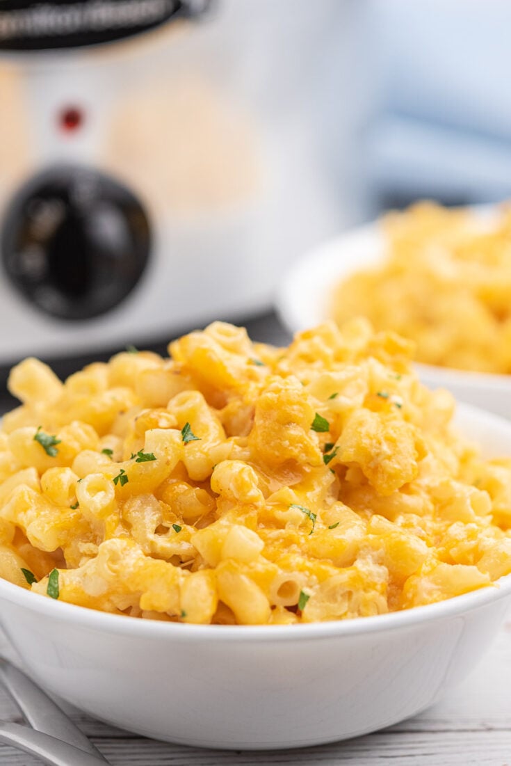Awesome Slow Cooker Macaroni & Cheese with Just 5 Ingredients