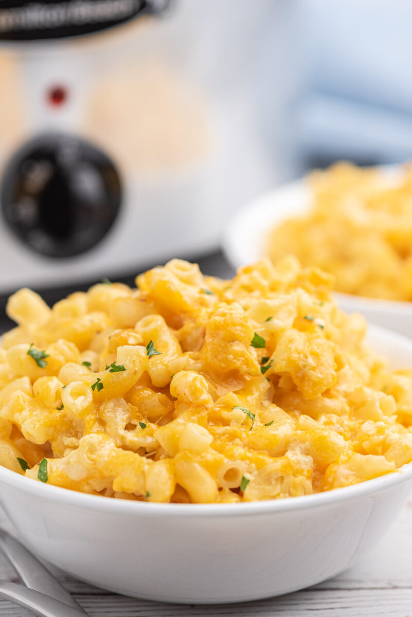Awesome Slow Cooker Macaroni & Cheese with Just 5 Ingredients