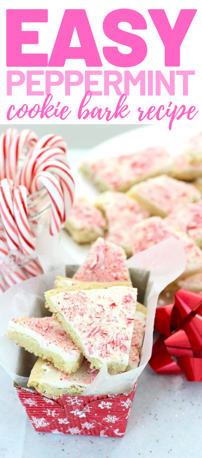 Peppermint Cookie Bark! | Cutefetti