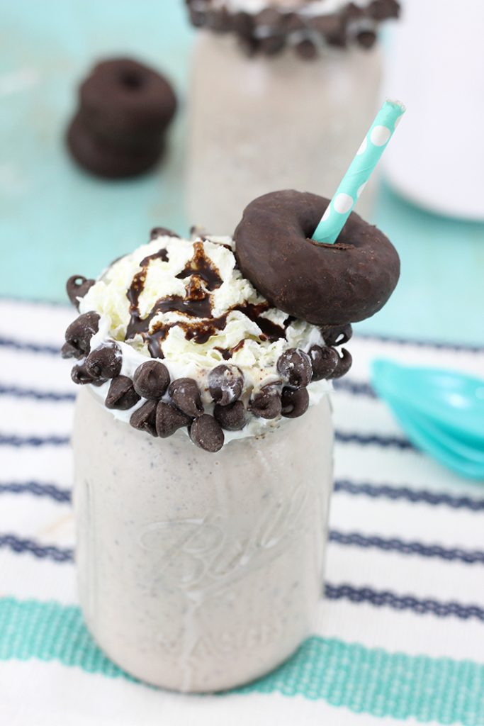 Chocolate Covered Donut Milkshake