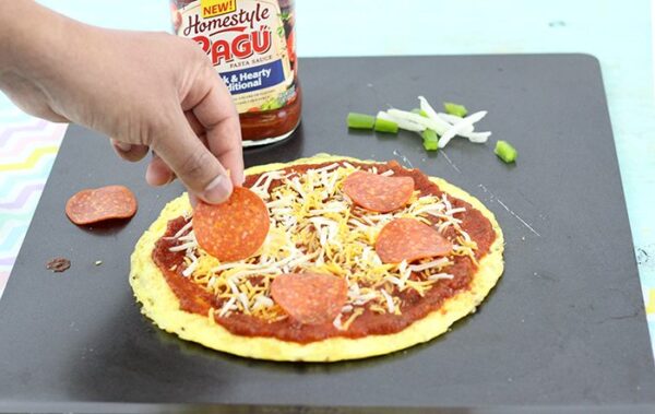 Egg Crust Pizza Low Carb