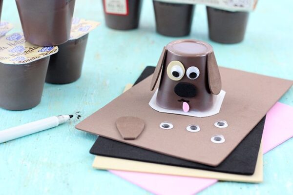 Make Snacking Fun with Puppy Pudding Cups