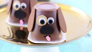 Make Snacking Fun with Puppy Pudding Cups | Cutefetti