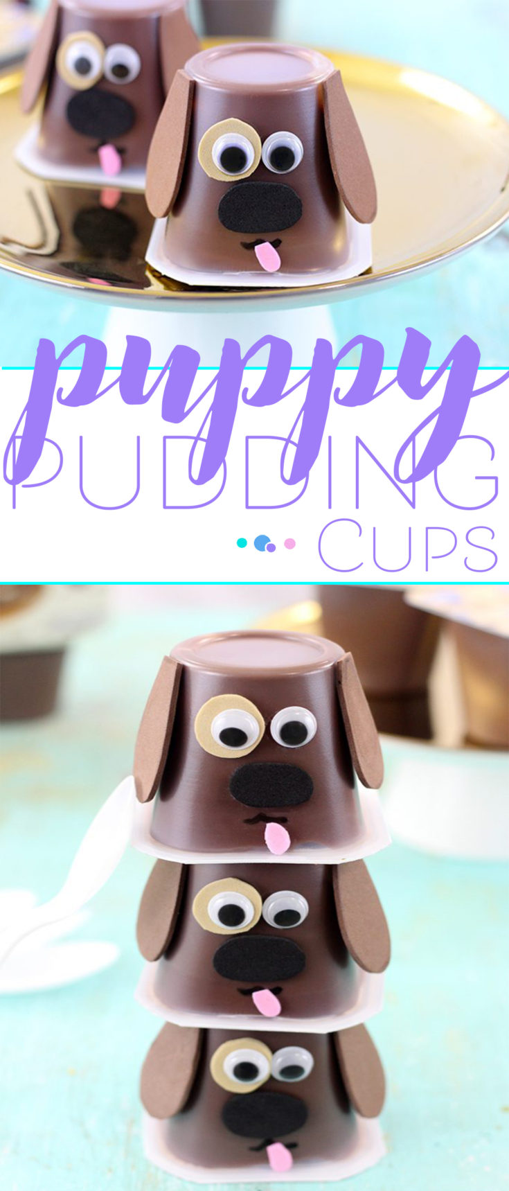 Make Snacking Fun with Puppy Pudding Cups