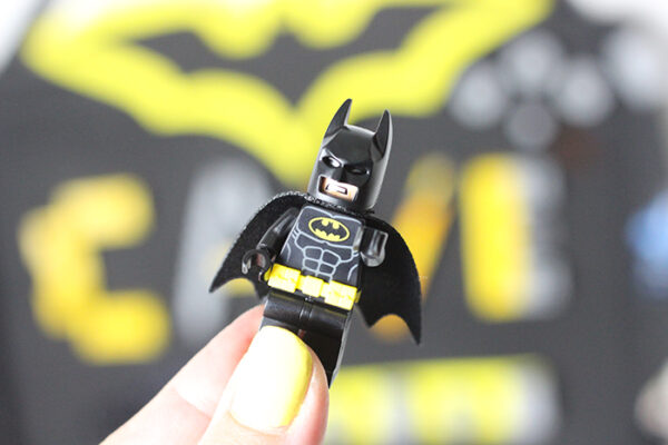 DIY Magnetic LEGO Batcave Sign | Cutefetti