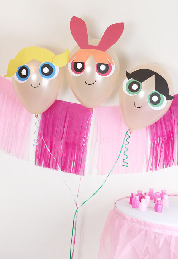 DIY The Powerpuff Girls Balloons