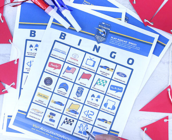Free NASCAR Printable Bingo {+Giveaway}