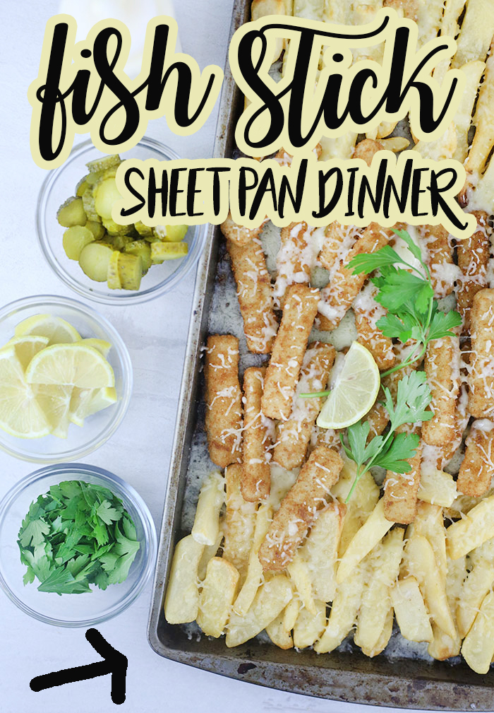 Fish & Chips Sheet Pan "Nachos" | Cutefetti