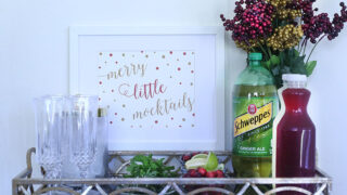 "Merry Little Mocktails" DIY Mocktail Bar | Cutefetti
