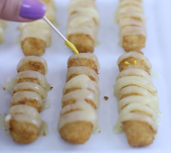 Desperate for a quick Halloween dinner? Make Fish Stick Mummies.