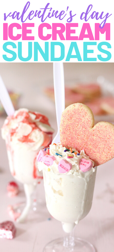 DIY Valentine's Day Ice Cream Bar | Cutefetti