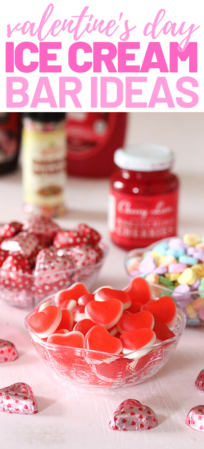 DIY Valentine's Day Ice Cream Bar | Cutefetti