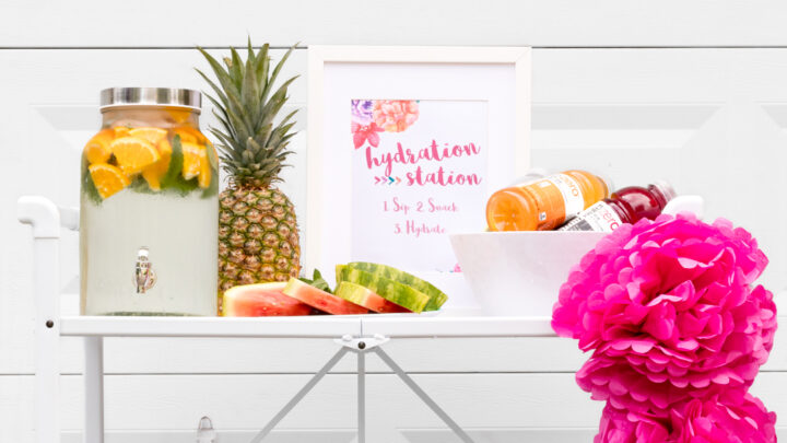 Hydration Station Ideas for Your Summer Party | Cutefetti