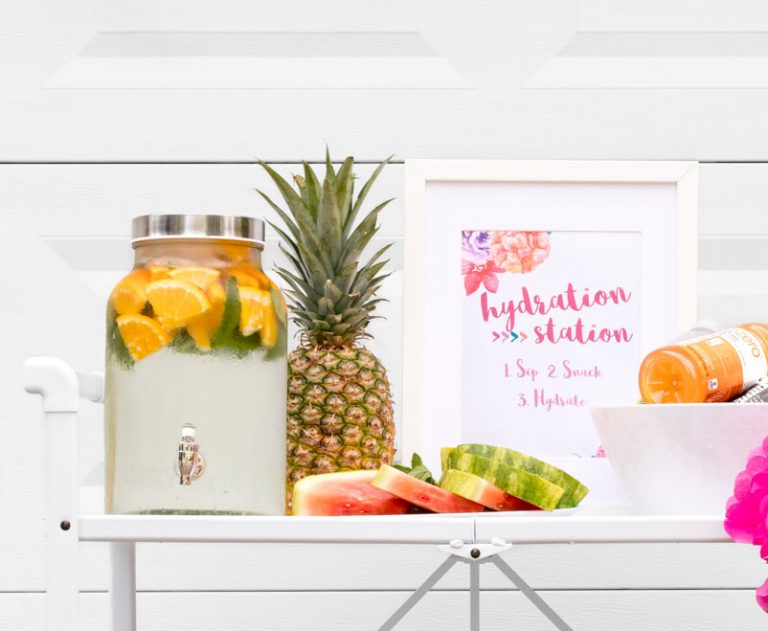 Hydration Station Ideas for Your Summer Party