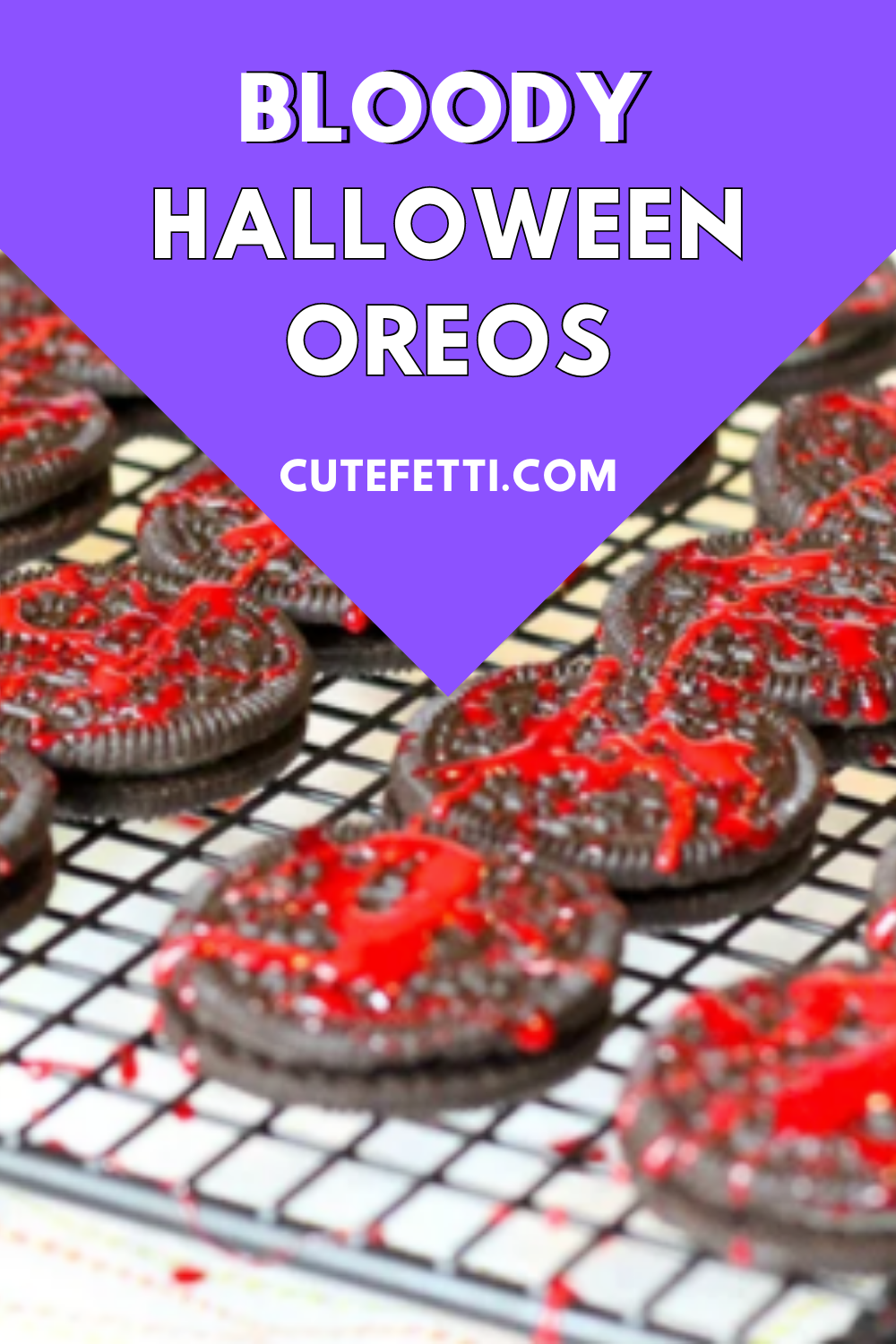 Blood Spatter OREO Cookies | Cutefetti