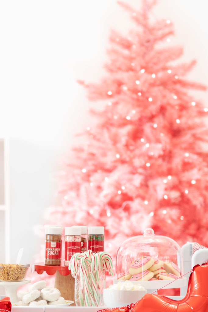 Holiday Coffee Bar Cart | Cutefetti