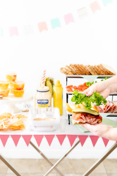 How To Make a DIY Sandwich Party Station