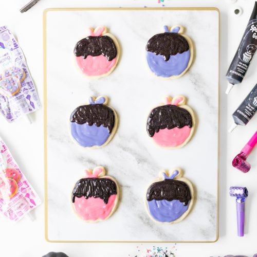 Halloween Poison Apple Cookies