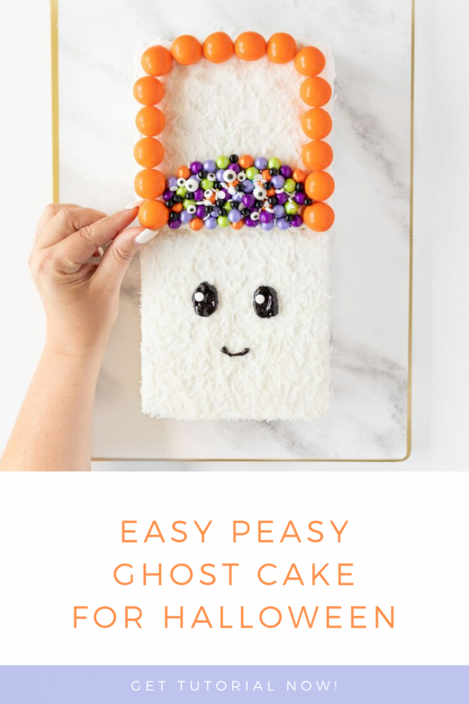Halloween Trick or Treat Ghost Cake | Cutefetti