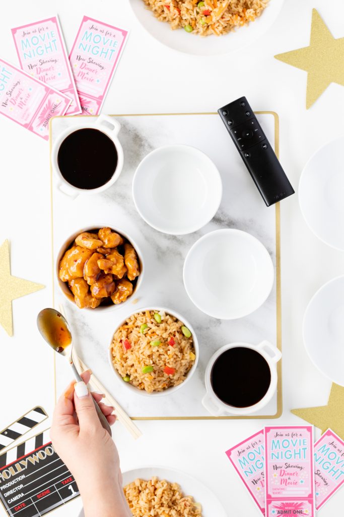 Easy Movie Night-in Ideas & Printable