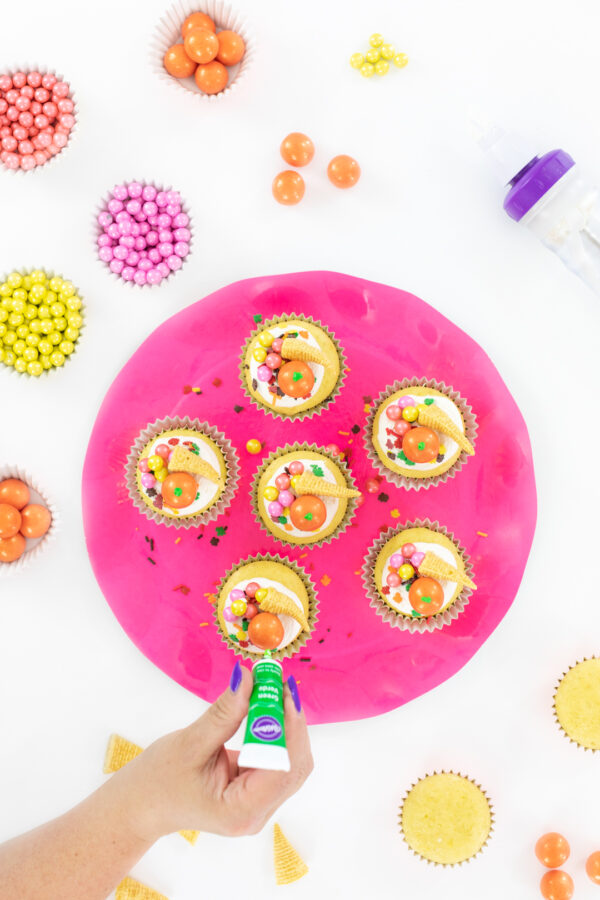 Cornucopia Cupcakes for Thanksgiving | Cutefetti