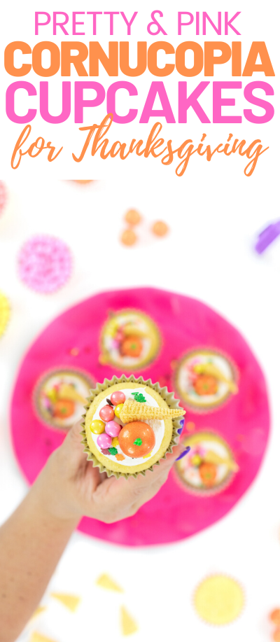 Cornucopia Cupcakes for Thanksgiving | Cutefetti
