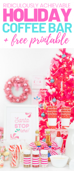 Holiday Coffee Bar Ideas | Cutefetti