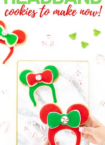 Minnie Mouse Ear Headband Cookies | Cutefetti