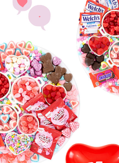 Heart Candy Dessert Board for Valentine's Day | Cutefetti