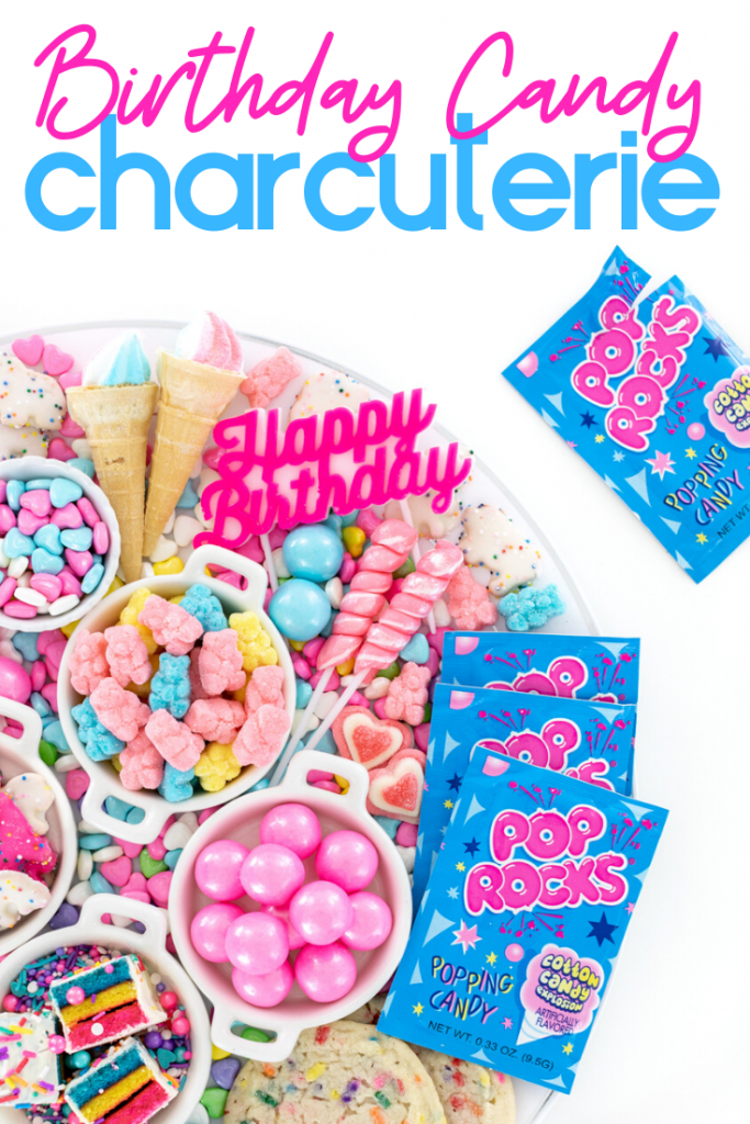 Birthday Candy Charcuterie Dessert Board | Cutefetti