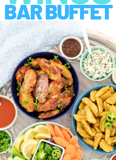 Easy Chicken Wings Board | Cutefetti