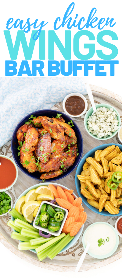 Easy Chicken Wings Board | Cutefetti