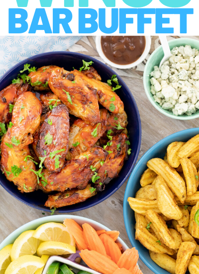 Easy Chicken Wings Board | Cutefetti