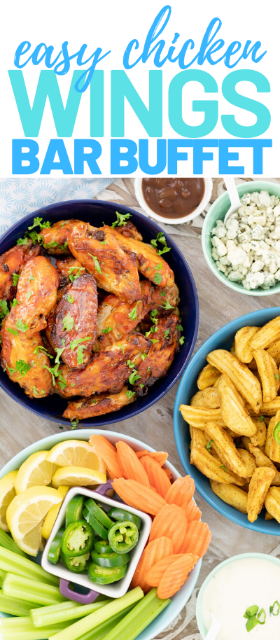 Easy Chicken Wings Board | Cutefetti