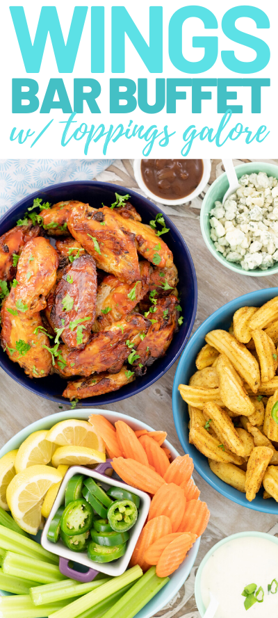 Easy Chicken Wings Board | Cutefetti