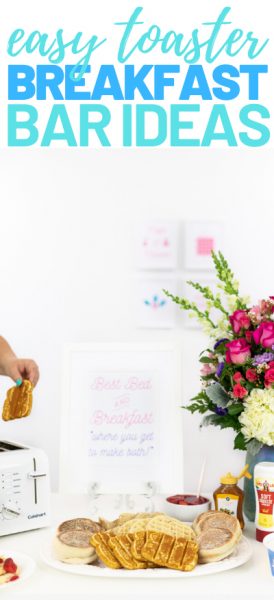 Set Up a Toaster Breakfast Bar | Cutefetti