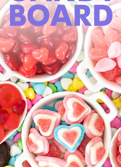 Heart Candy Dessert Board for Valentine's Day | Cutefetti