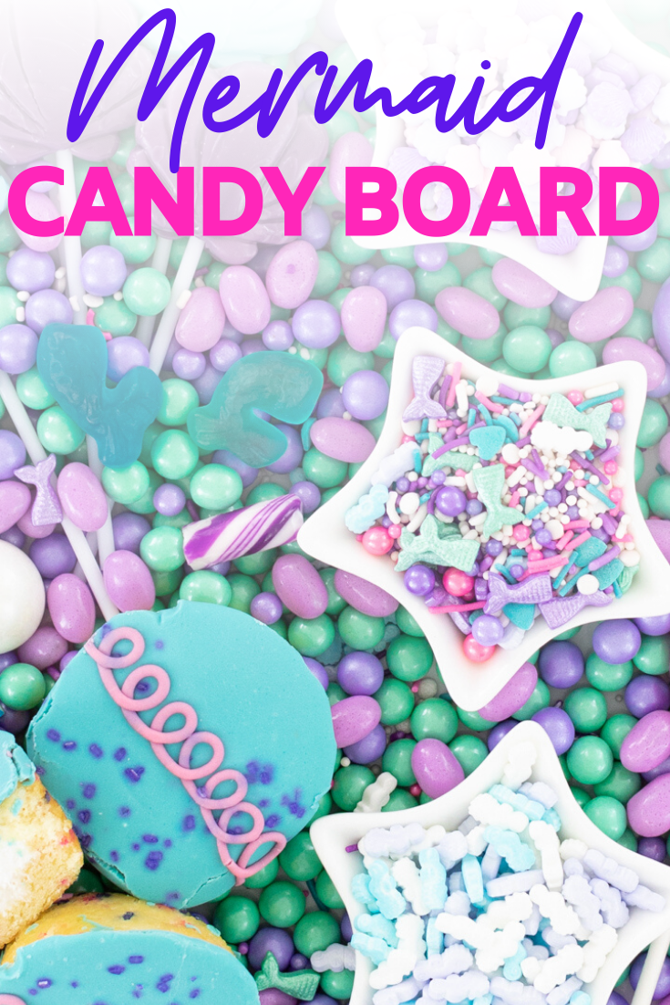 Mermaid Candy Charcuterie Board | Cutefetti