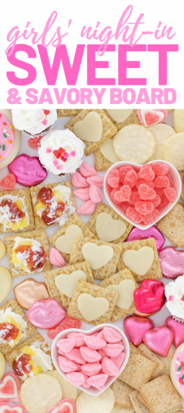 Sweet & Savory Girls' Night Charcuterie Board | Cutefetti