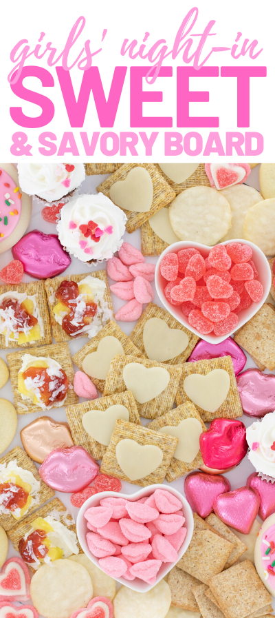 Sweet & Savory Girls' Night Charcuterie Board | Cutefetti
