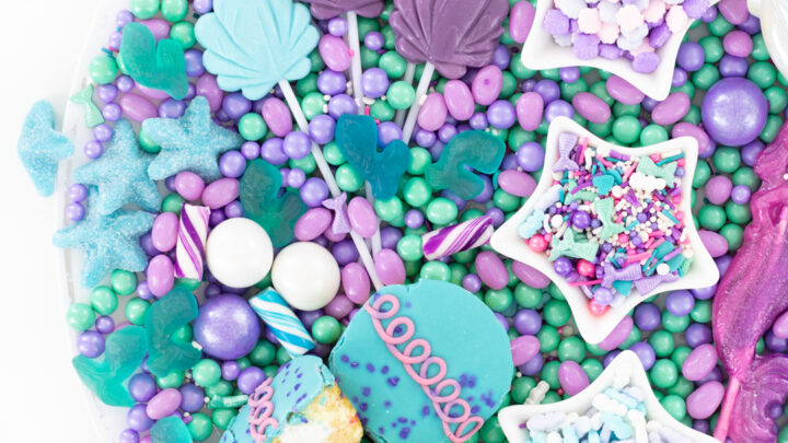 Mermaid Candy Charcuterie Board | Cutefetti