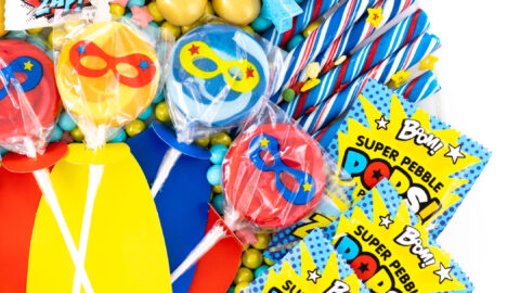 Superhero Candy Charcuterie Board | Cutefetti