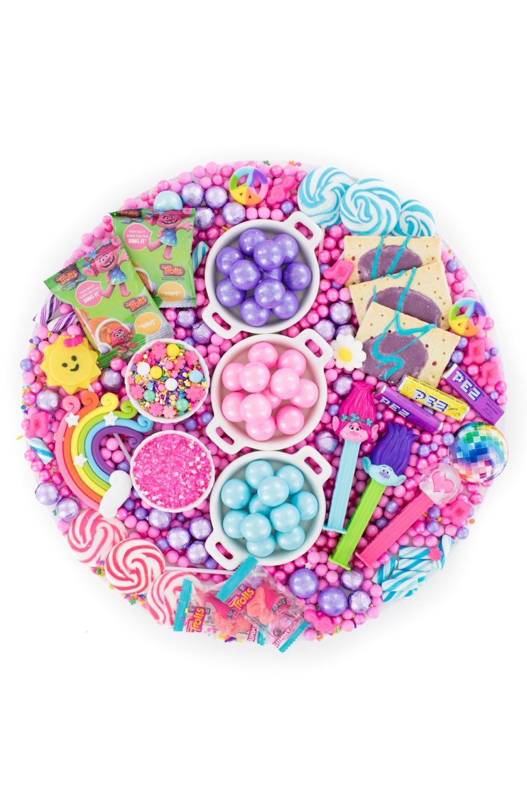 Trolls Movie Candy Board | Cutefetti