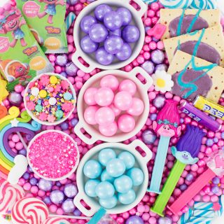 Trolls Movie Candy Board | Cutefetti