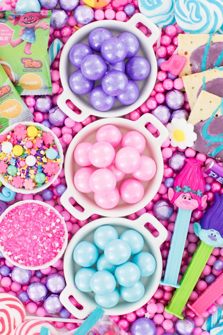 Trolls Movie Candy Board