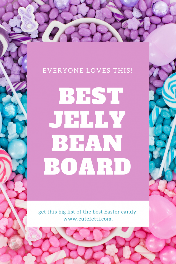 Easter Jelly Bean Candy Board | Cutefetti