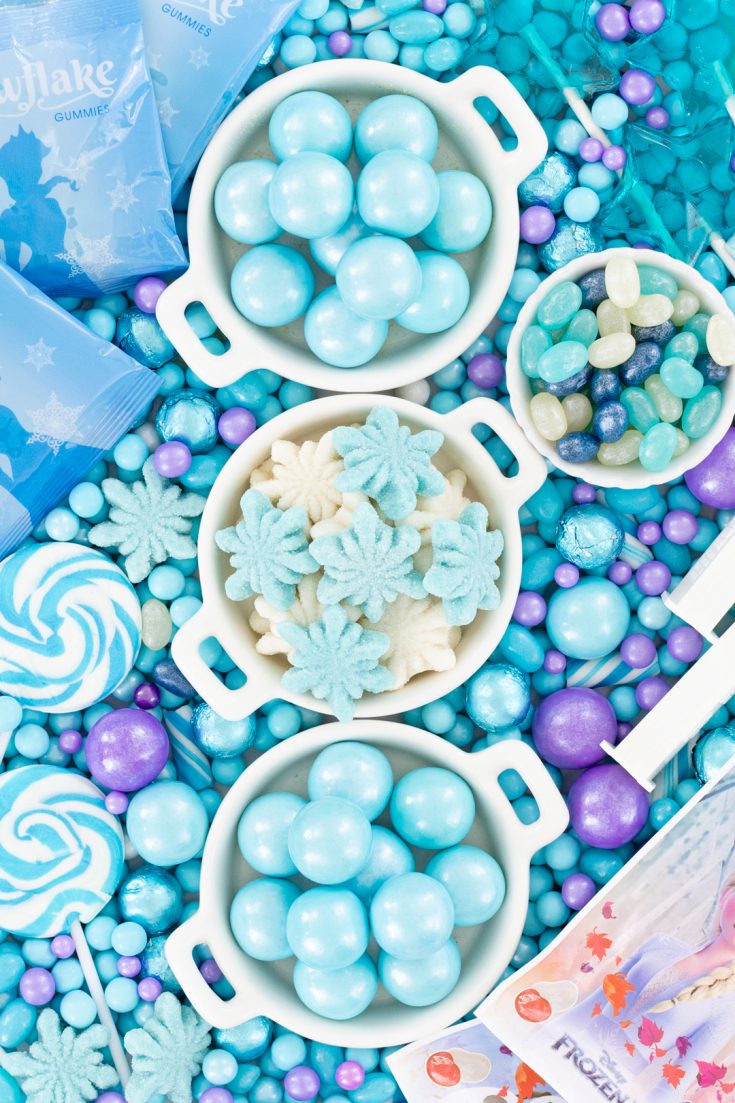 Frozen Movie Candy Charcuterie Board
