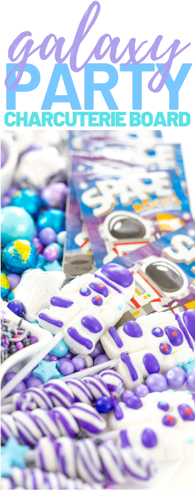 Galaxy Theme Party Candy Charcuterie Board | Cutefetti