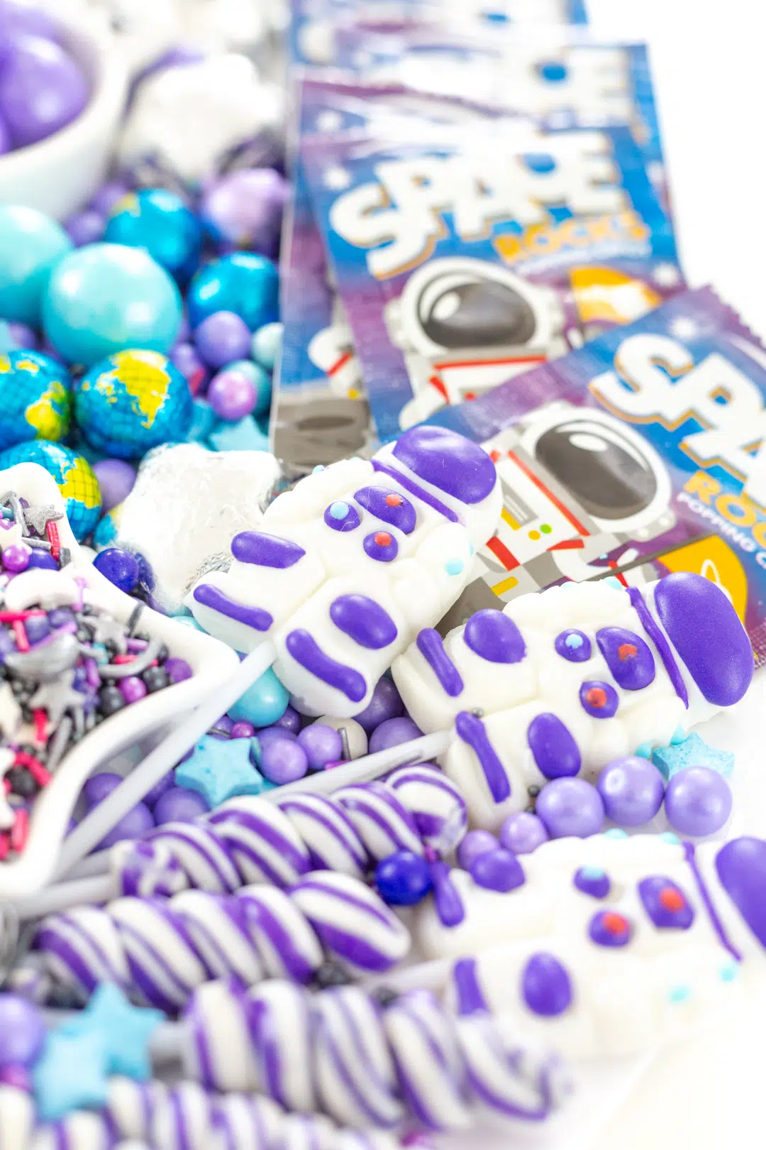 Galaxy Theme Party Candy Charcuterie Board | Cutefetti
